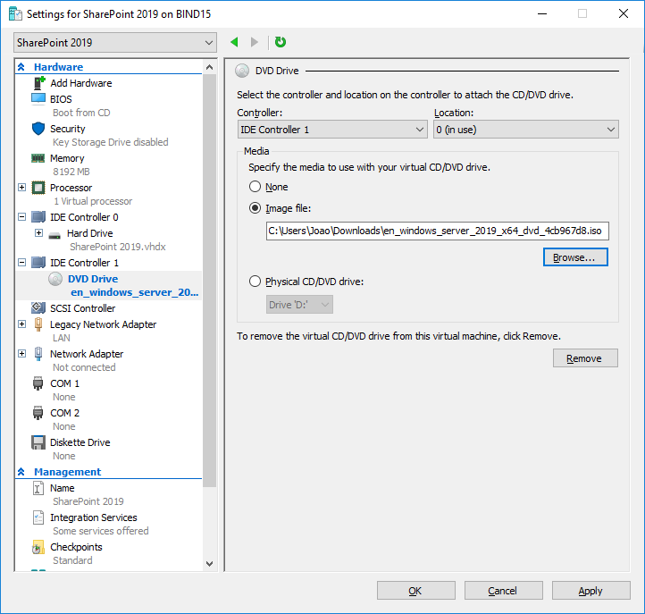How to Install SharePoint 2019 step by step on Hyper-V | Part 1 of 5 - HANDS ON SharePoint
